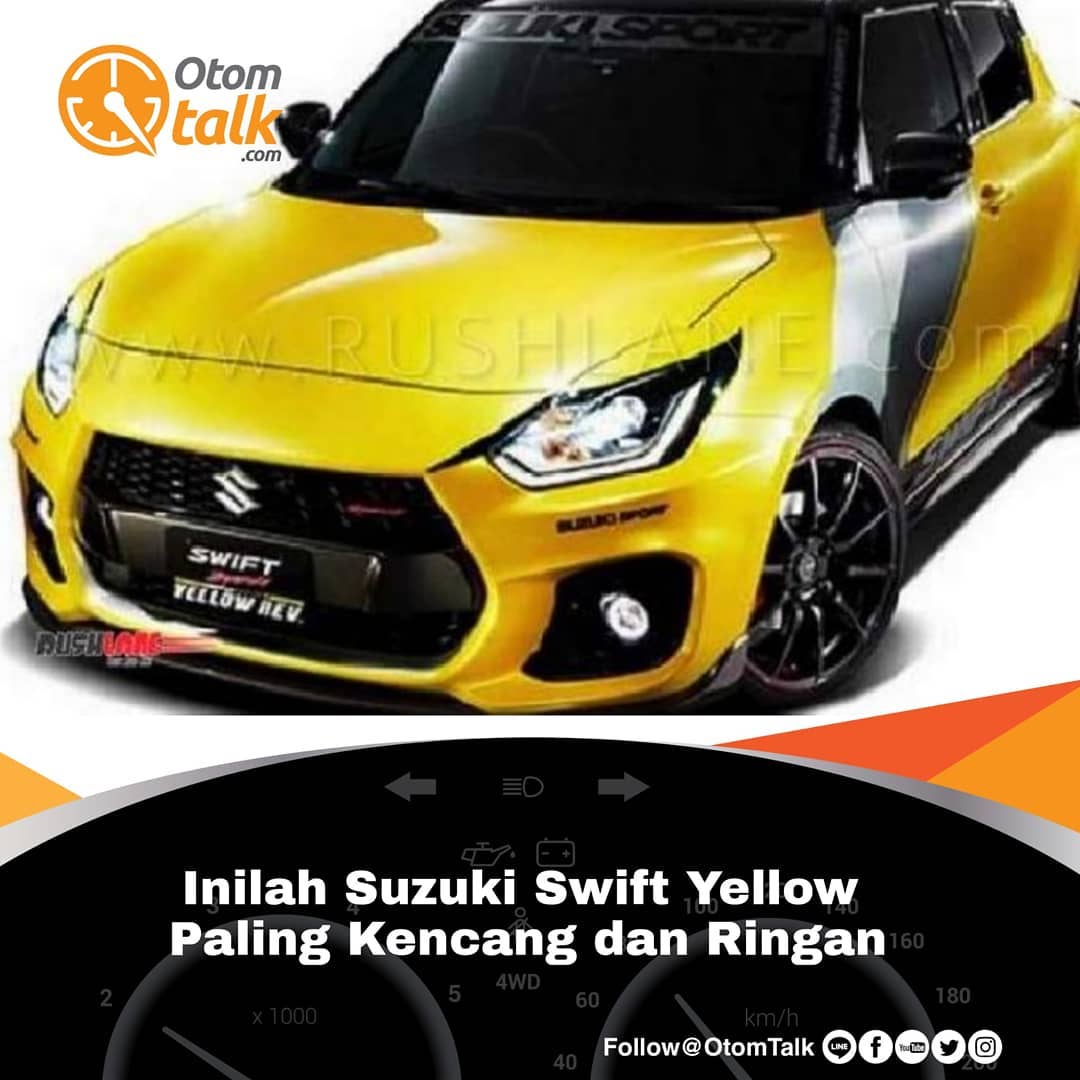 Inilah Suzuki Swift Yellow Paling Kencang dan Ringan . Konsep Suzuki ...