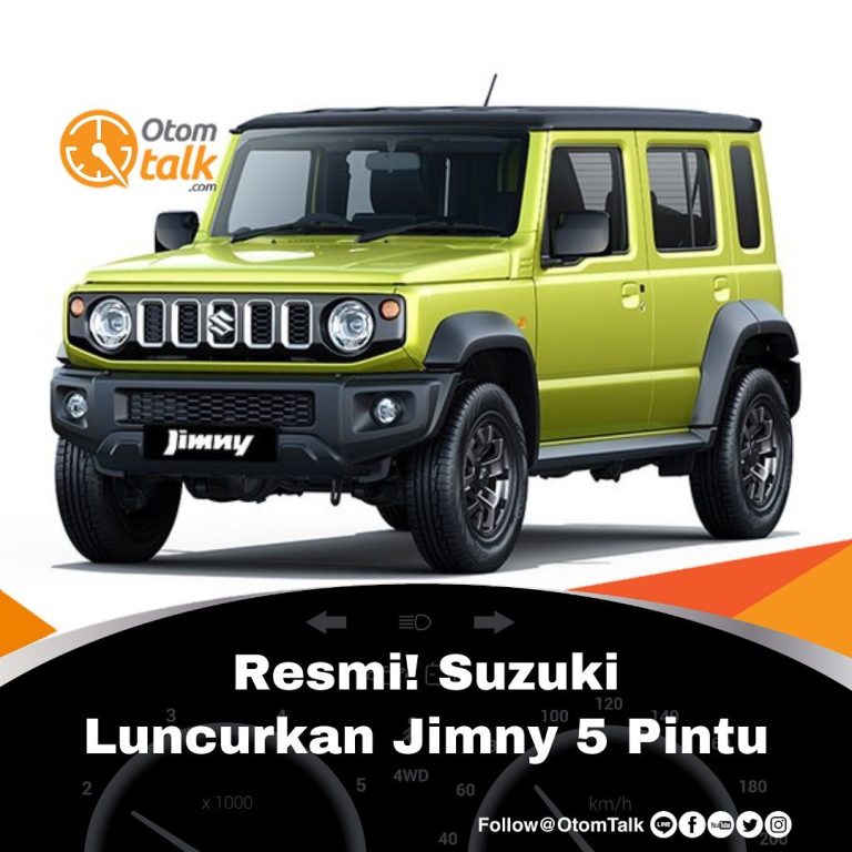 Resmi! Suzuki Luncurkan Jimny 5 Pintu Suzuki resmi meluncurkan Jimny – Otom Talk