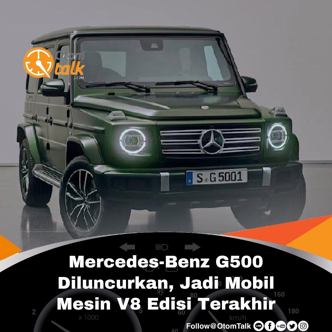 Mercedes-Benz G500 Diluncurkan, Jadi Mobil Mesin V8 Edisi Terakhir Mercedes-Benz – Otom Talk